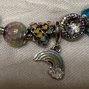 Pandora | Jewelry | Authentic Pandora Rainbow Charms | Poshmark